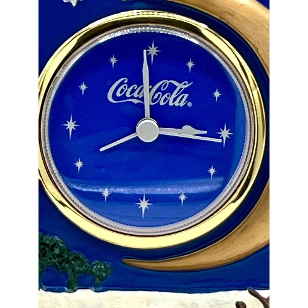 Coca Cola | Holiday | Coca Cola Alarm Clock Santa Reindeer Figurine 998 ...